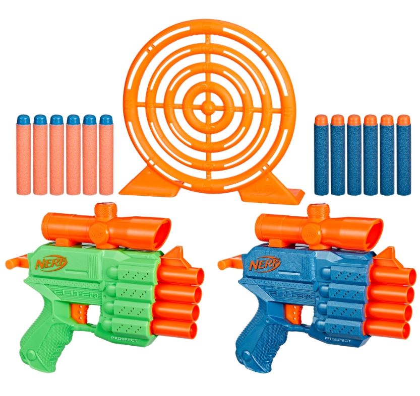 NERF ELITE 2.0 - ENSEMBLE DE CIBLES FACE À FACE - CAMIONS, ARMES ET ...