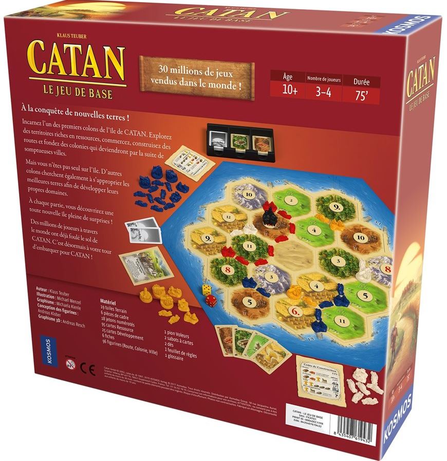 JEU CATAN - JEU DE BASE - JEUX DE SOCIÉTÉ / Adultes (général)