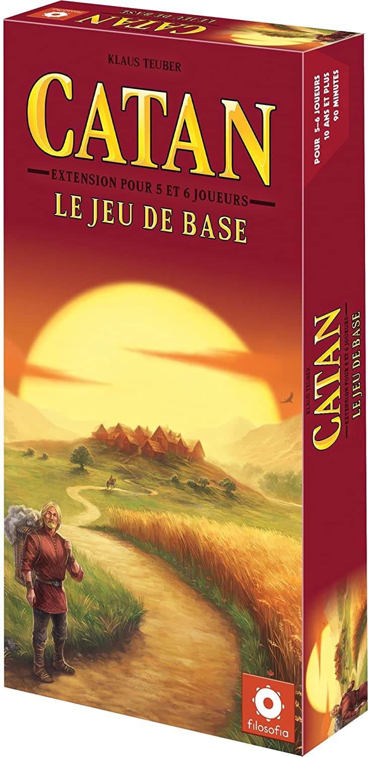 JEU CATAN - EXTENSION : LE JEU DE BASE POUR 5 ET 6 JOUEURS - JEUX DE ...