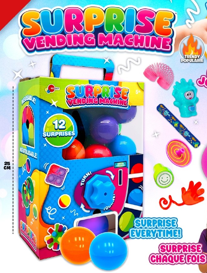 MACHINE DISTRIBUTRICE DE SURPRISES FIDGET (SAC-SURPRISE) - BABIOLES ...