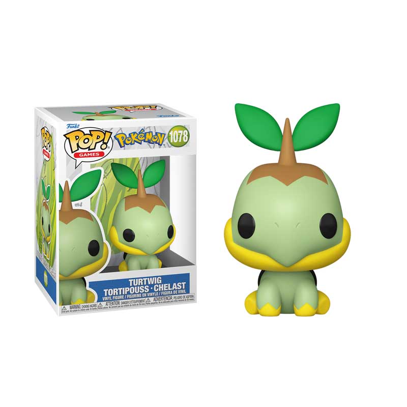 FIGURINE POP! - POKÉMON - TORTIPOUSS (TURTWIG) 3.6" #7078 - CAMIONS ...
