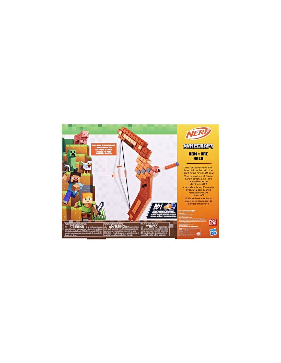 NERF MINECRAFT - ARC BLASTER À FLÉCHETTES - CAMIONS, ARMES ET ...