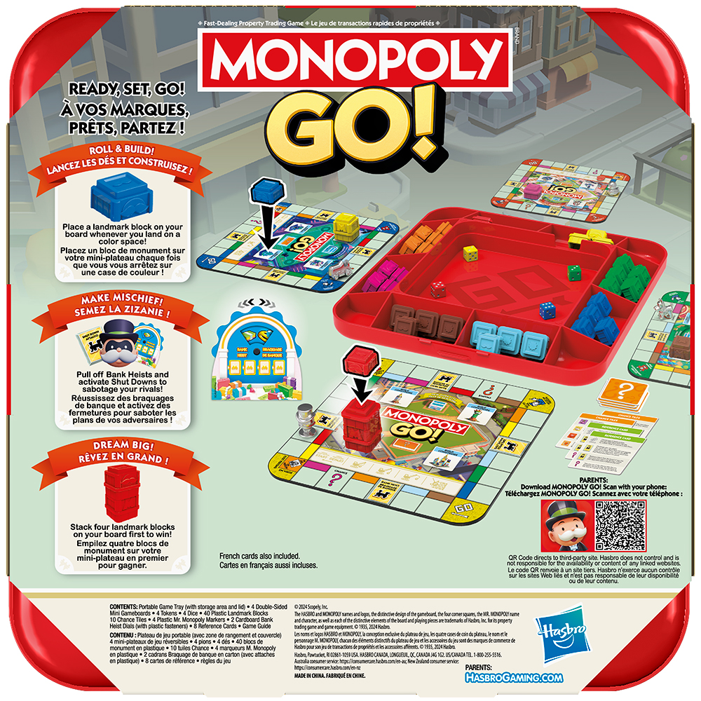 JEU MONOPOLY GO! - JEUX DE SOCIÉTÉ / Adultes (général)