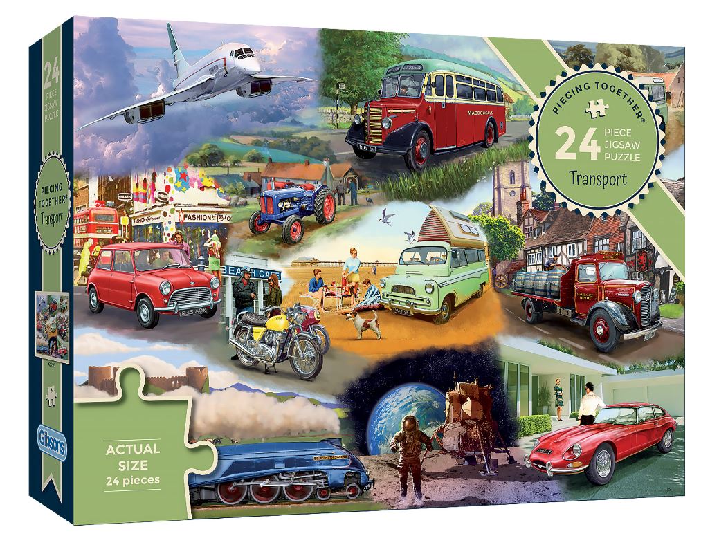 GIBSONS CASSE-TÊTE 24 PIÈCES XL - TRANSPORT #G2255 - CASSE-TÊTES ...