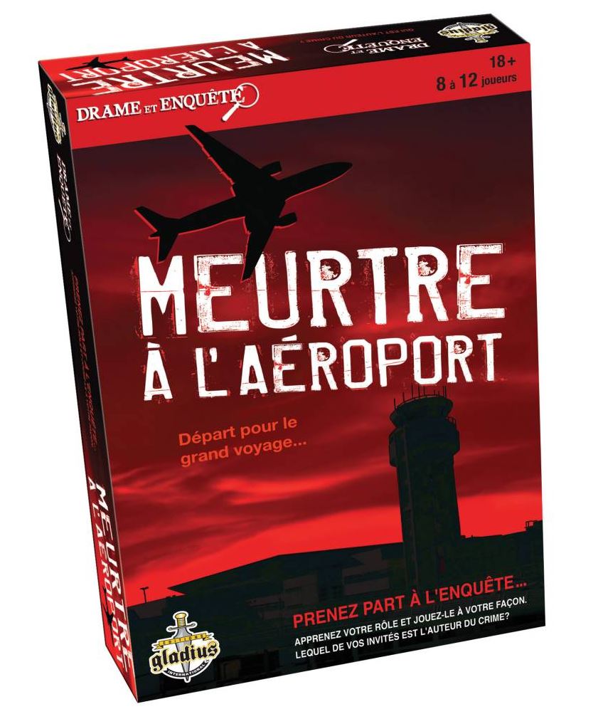 JEU DRAME ET ENQUÊTE - MEURTRE À L'AÉROPORT - JEUX DE SOCIÉTÉ / Adultes ...