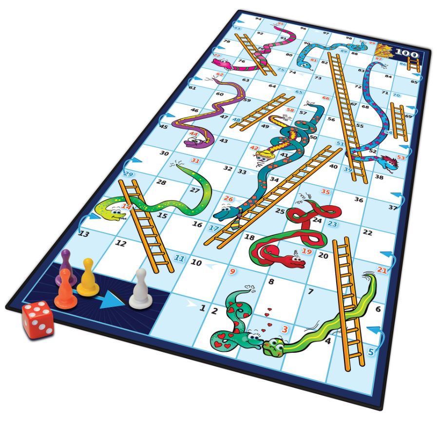 JEU SERPENTS ET ÉCHELLES - JEUX DE SOCIÉTÉ / Préscolaire (5 ans et ...