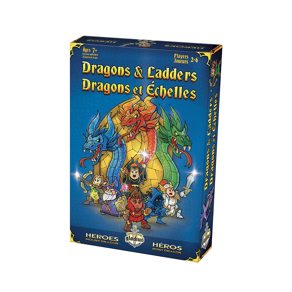JEU DRAGONS ET ÉCHELLES - JEUX DE SOCIÉTÉ / Préscolaire (5 ans et ...