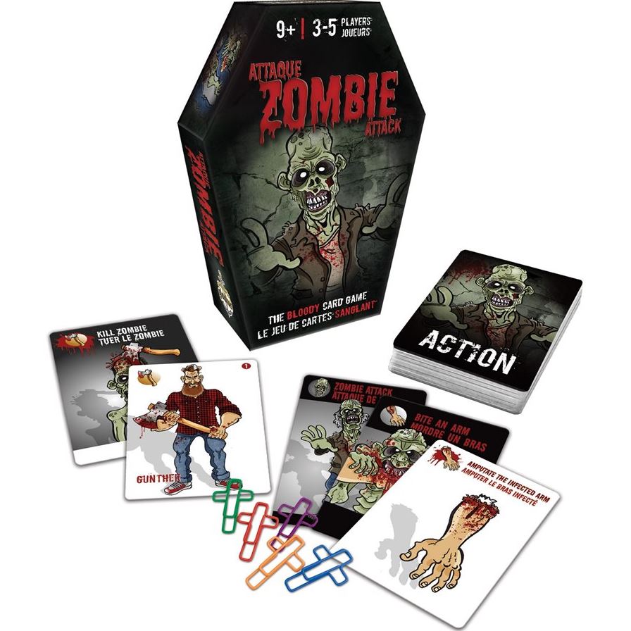 // JEU ATTAQUE ZOMBIE - JEUX DE SOCIÉTÉ / Enfants (6 à 8 ans)