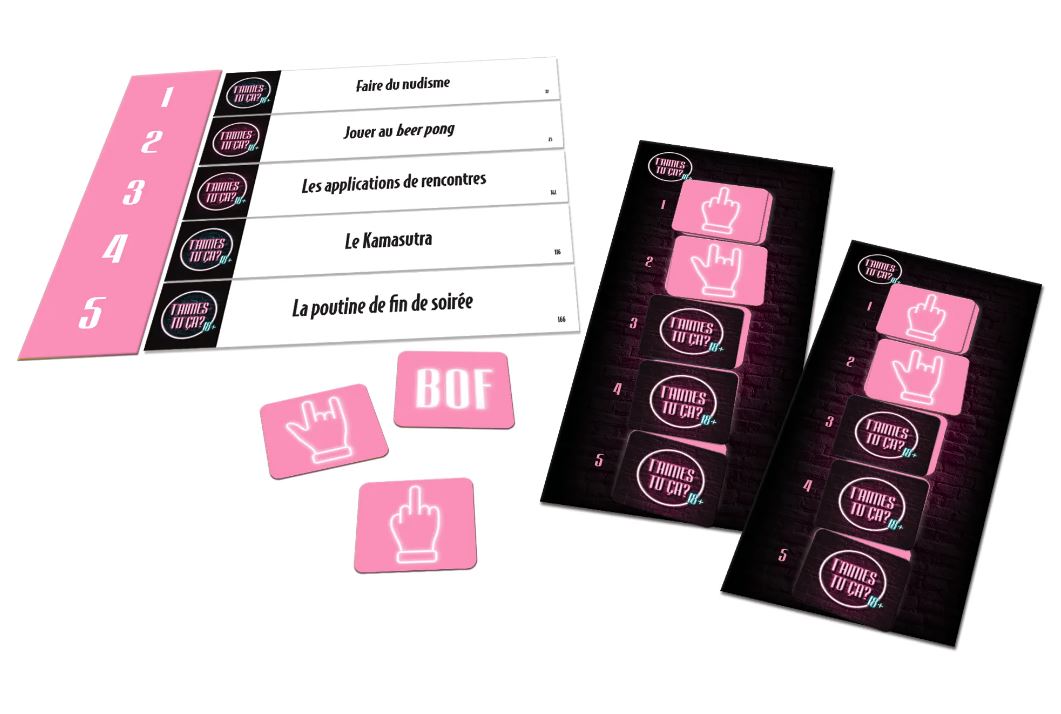 CC25 JEU T'AIMES-TU ÇA? 18 ANS + - JEUX DE SOCIÉTÉ / Adultes (général)