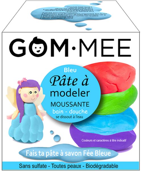 FABRICATION DE PÂTE À MODELER MOUSSANTE CORPS FÉE BLEUE - BRICOLAGE ...