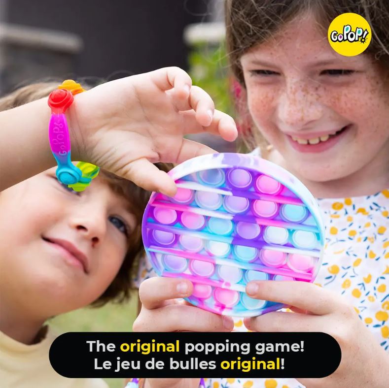 FOXMIND-GO POP! ROUNDO - TIE DYE MAUVE ET BLANC (POP-IT) - MATÉRIEL ...