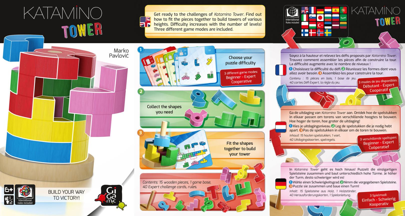 JEU KATAMINO TOWER MLV - JEUX DE SOCIÉTÉ / Enfants (6 à 8 ans)