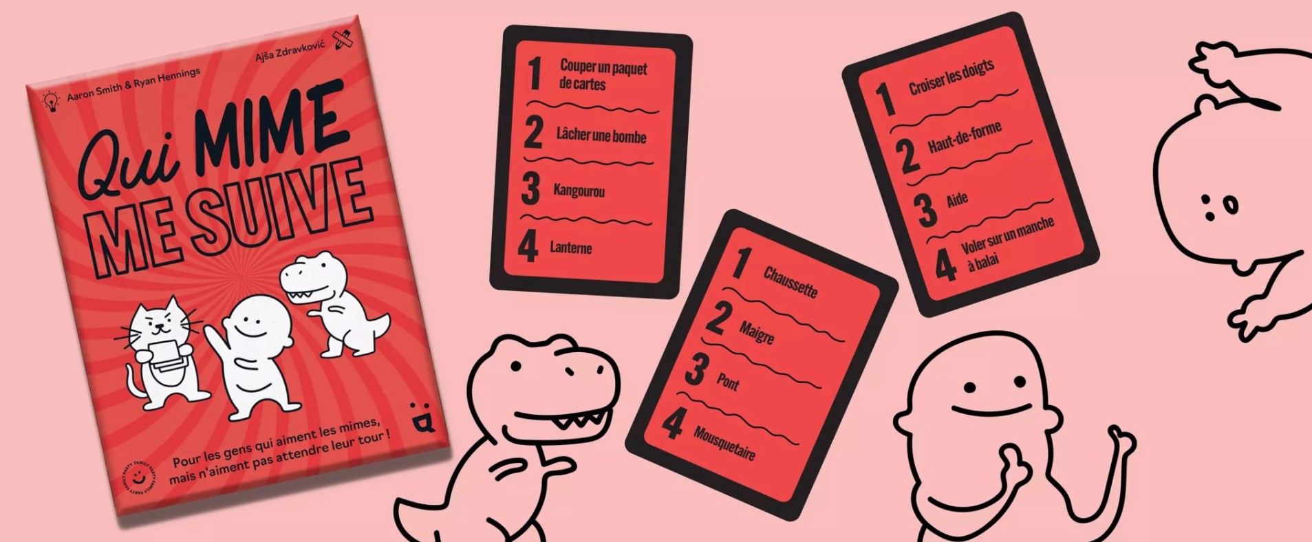 JEU QUI MIME ME SUIVE - JEUX DE SOCIÉTÉ / Adultes (général)