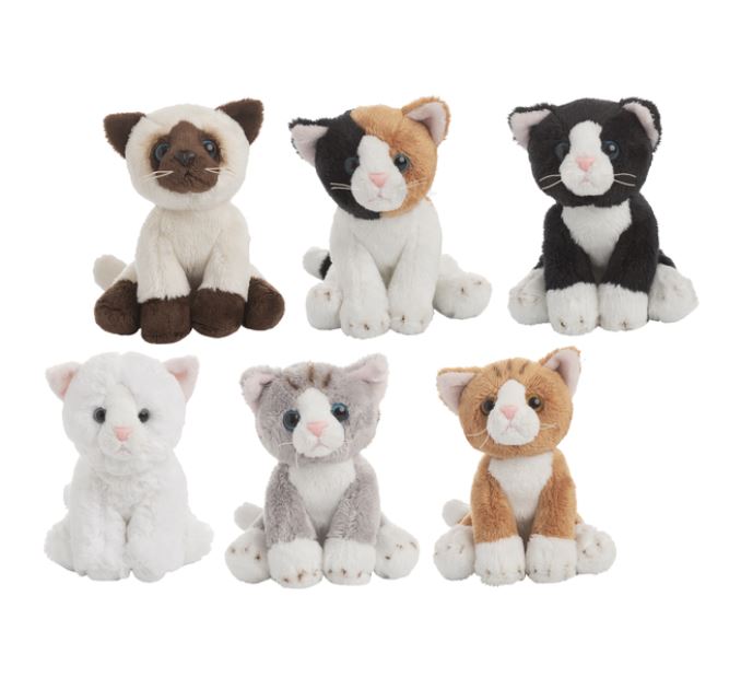 MINI CHATS 5" COLLECTION HERITAGE ASST - PELUCHES / Peluches régulières