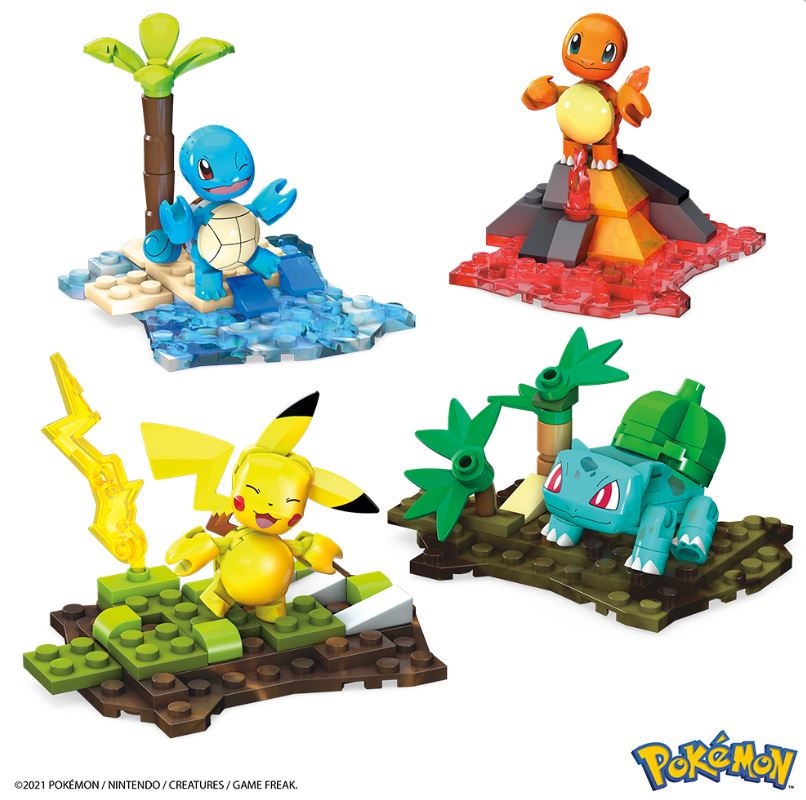 MEGA BLOKS - POKÉMON ÉQUIPE DE LA RÉGION DE KANTO - CONSTRUCTION / Mega ...