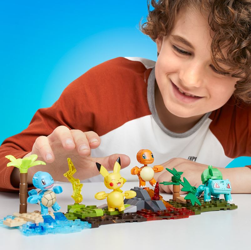 MEGA BLOKS - POKÉMON ÉQUIPE DE LA RÉGION DE KANTO - CONSTRUCTION / Mega ...