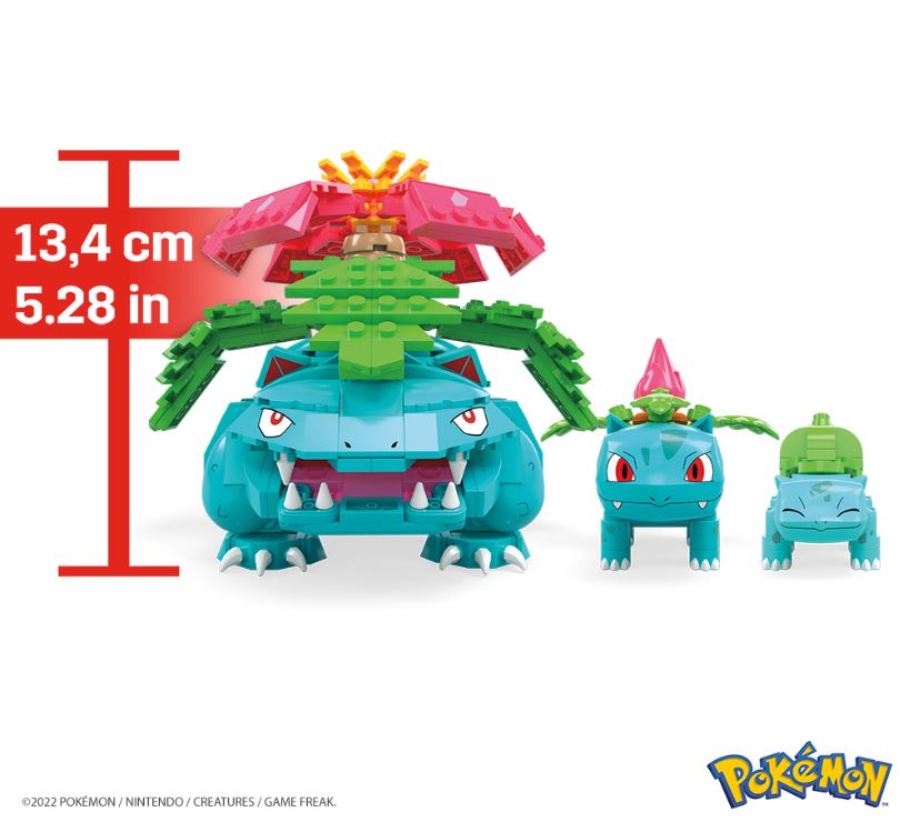 MEGA BLOKS - POKÉMON COFFRET ÉVOLUTION BULBIZARRE - CONSTRUCTION / Mega ...