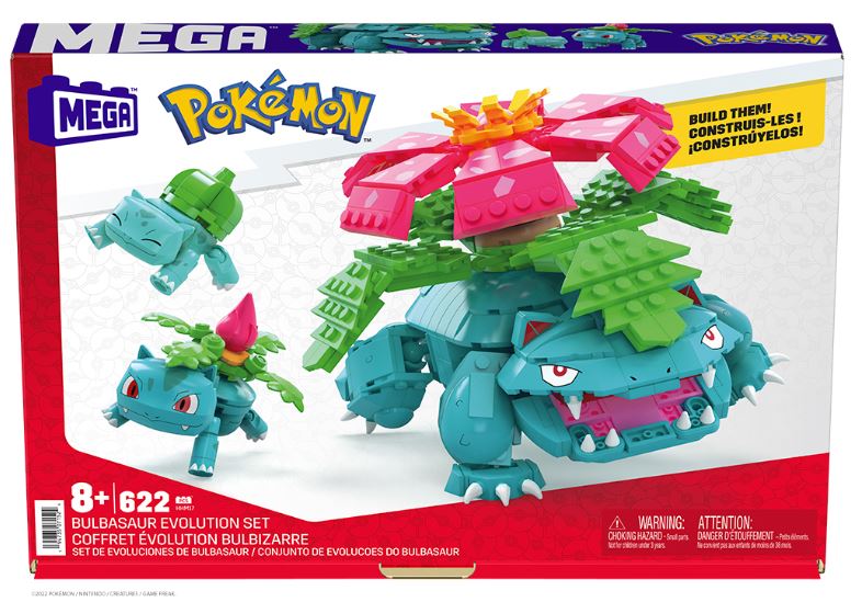 MEGA BLOKS - POKÉMON COFFRET ÉVOLUTION BULBIZARRE - CONSTRUCTION / Mega ...