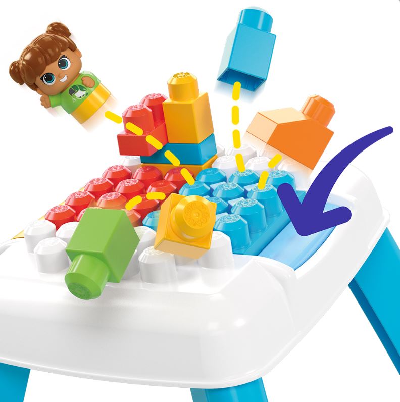 MEGA BLOKS - TABLE POP! - CONSTRUCTION / Mega Bloks et Mega Construx