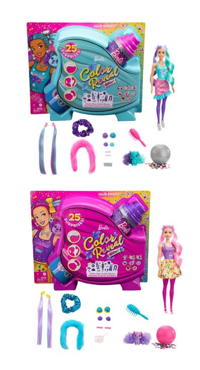 BARBIE COLOR REVEAL - BARBIE AVEC ACCESSOIRES ASST - POUPÉES, BARBIE ET ...