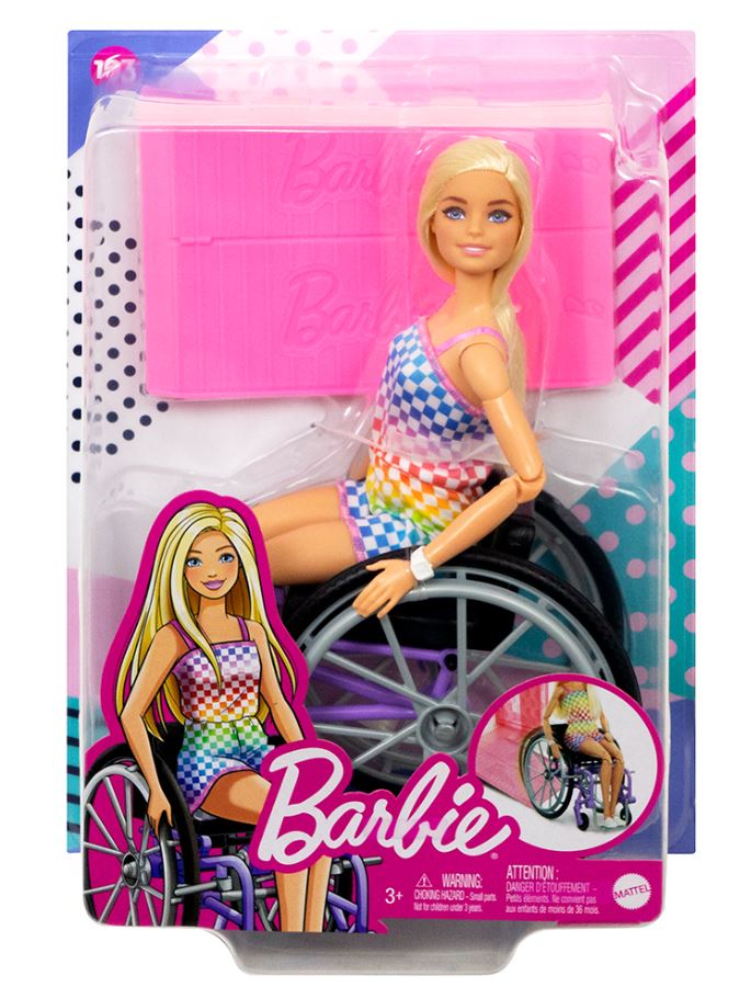BARBIE FAB - POUPÉE FASHIONISTAS AVEC FAUTEUIL ROULANT ET RAMPE ...