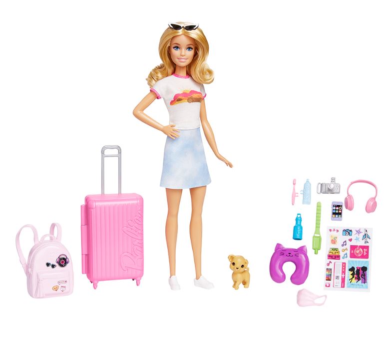 BARBIE - POUPÉE BARBIE AVEC SON CHIOT VOYAGE - POUPÉES, BARBIE ET ...