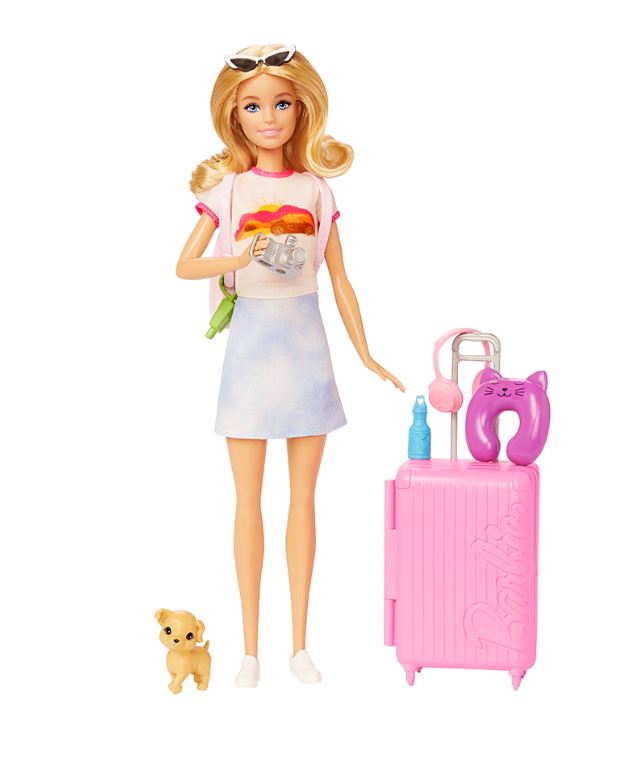 BARBIE - POUPÉE BARBIE AVEC SON CHIOT VOYAGE - POUPÉES, BARBIE ET ...