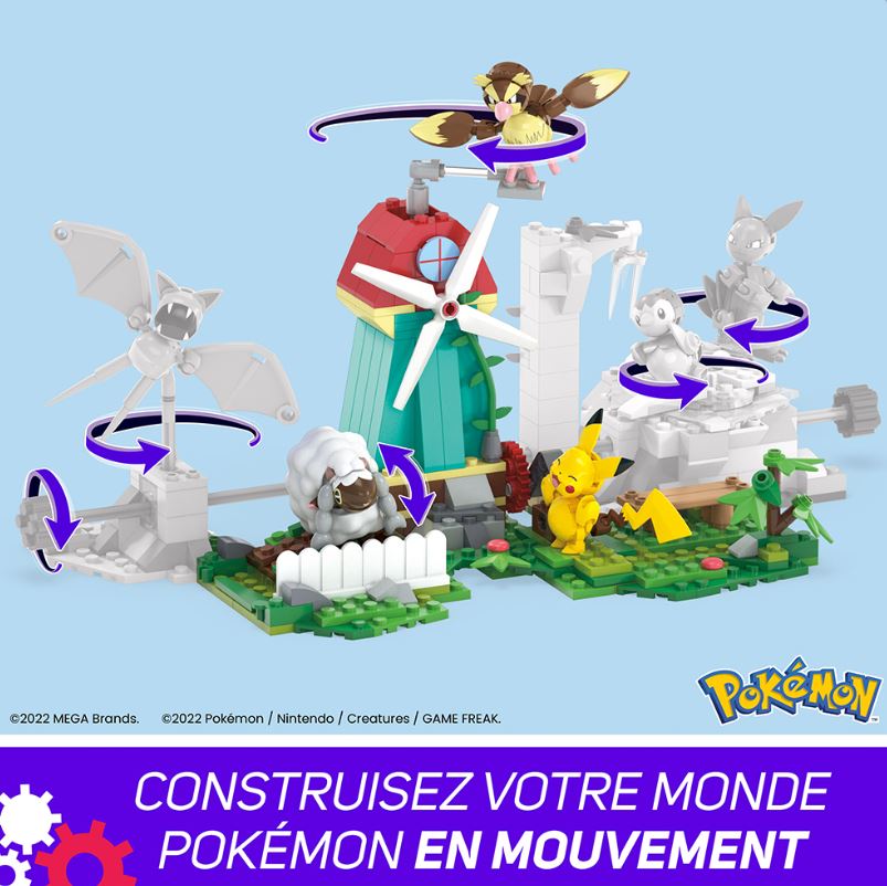 MEGA POKÉMON - MOULIN À LA CAMPAGNE - CONSTRUCTION / Mega Bloks et Mega ...