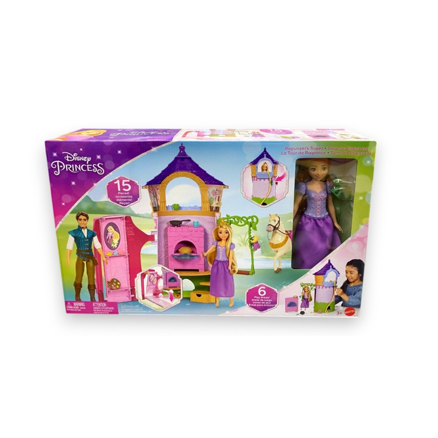 BARBIE DISNEY PRINCESSES - LA TOUR DE RAIPONCE - POUPÉES, BARBIE ET ...