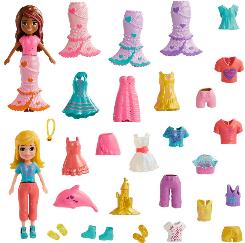 POLLY POCKET - COFFRET DE MODE ASSORTI - POUPÉES, BARBIE ET FIGURINES ...