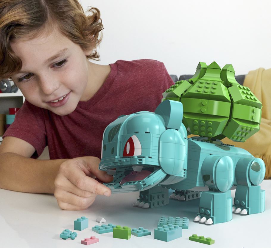 MEGA POKÉMON - BULBIZARRE GÉANT - CONSTRUCTION / Mega Bloks et Mega ...
