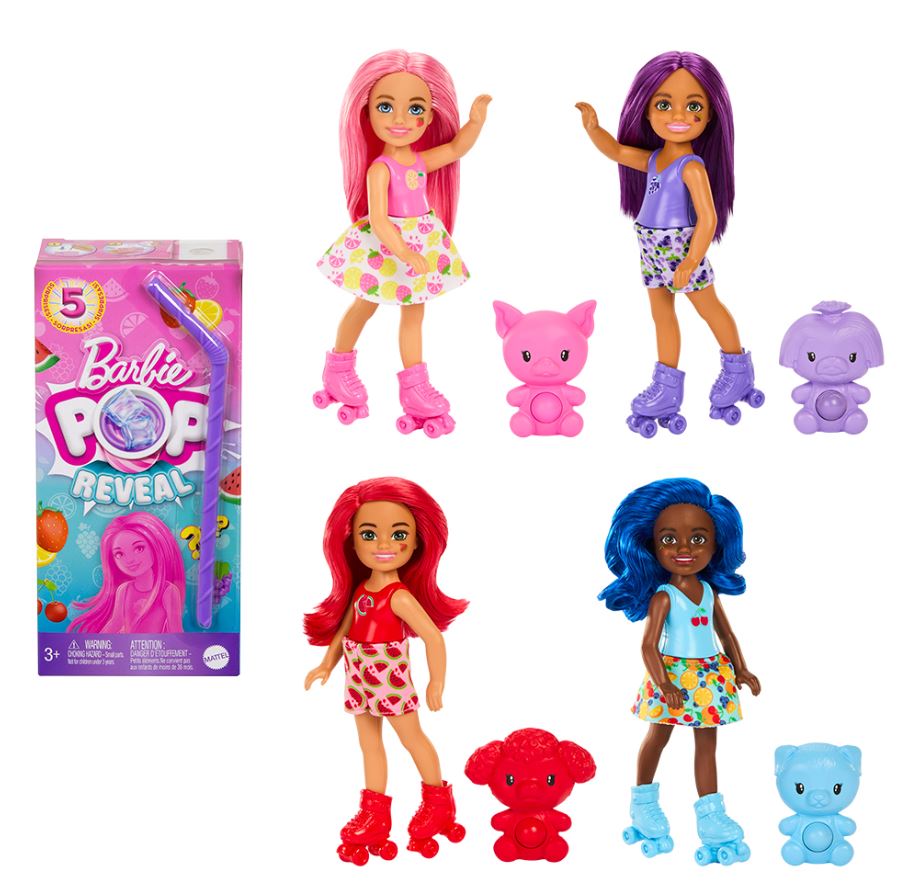 BARBIE POP REVEAL - CHELSEA SÉRIE FRUIT ASST - POUPÉES, BARBIE ET ...