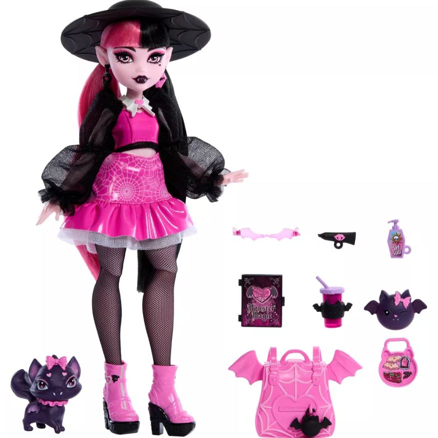 MONSTER HIGH - POUPÉE DRACULAURA - POUPÉES, BARBIE ET FIGURINES ...