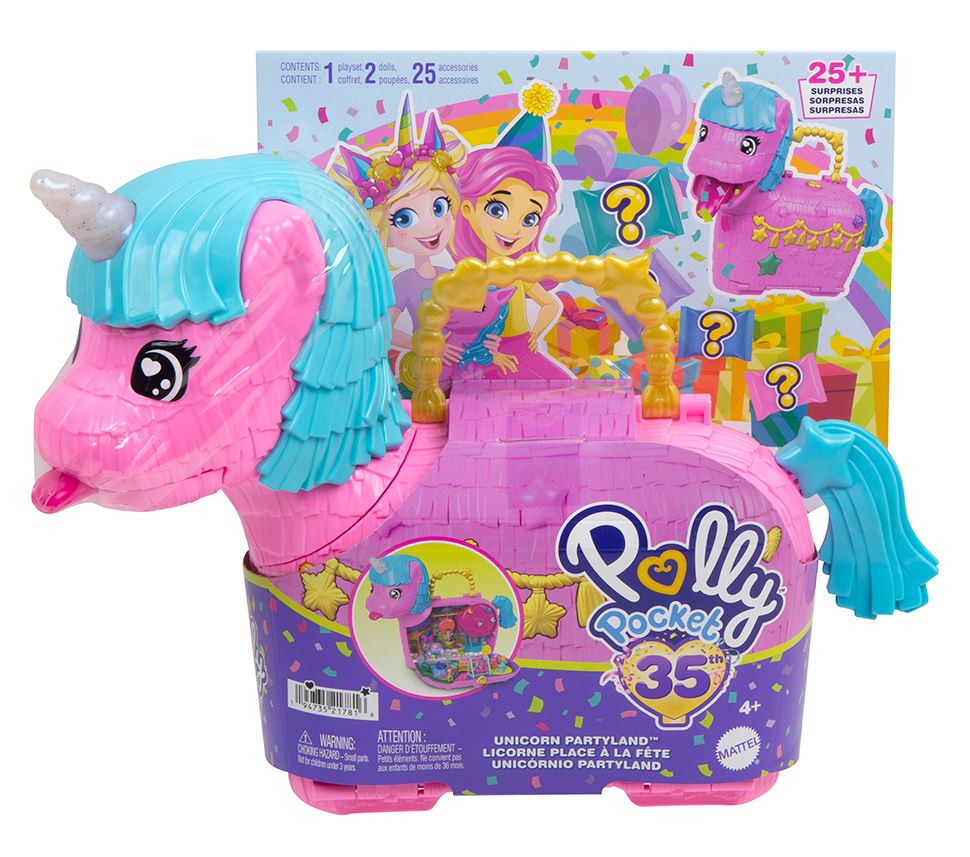 POLLY POCKET - SPÉCIAL 35E PARTY LICORNE - POUPÉES, BARBIE ET FIGURINES ...