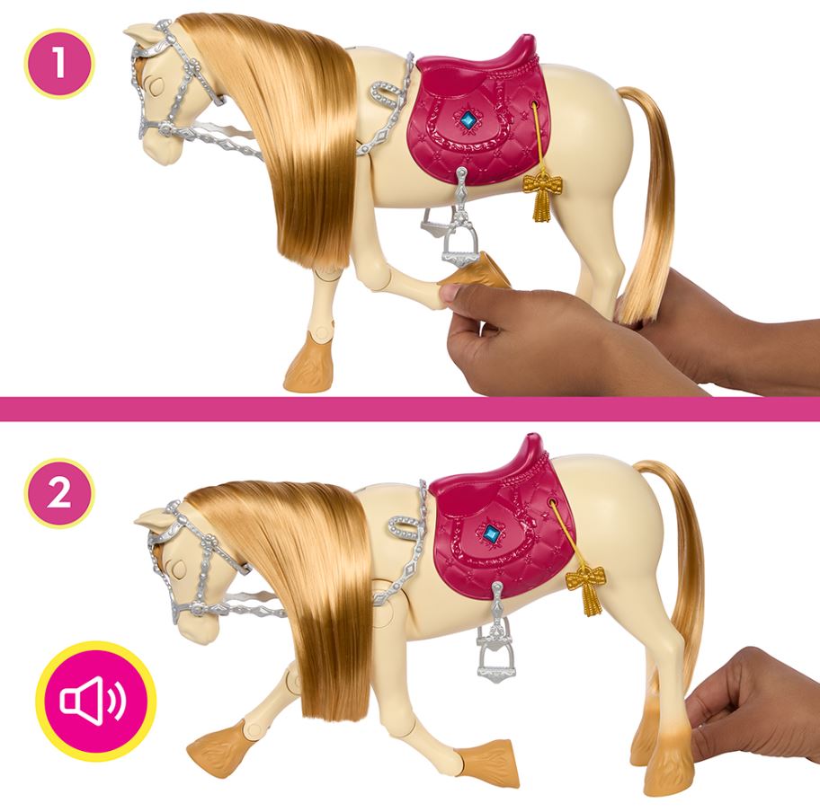 BARBIE MYSTÈRES - CHEVAL SONORE (THE GREAT HORSE CHASE) - POUPÉES ...