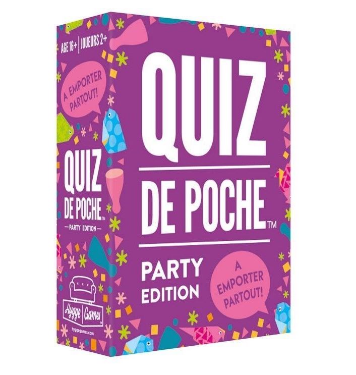 JEU QUIZ DE POCHE - EDITION PARTY - JEUX DE SOCIÉTÉ / Adultes (général)
