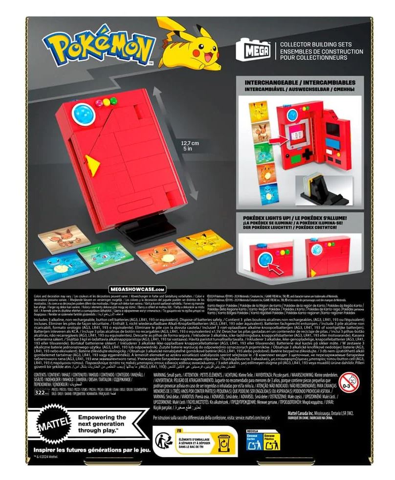 MEGA POKÉMON - KANTO POKÉDEX - CONSTRUCTION / Mega Bloks et Mega Construx