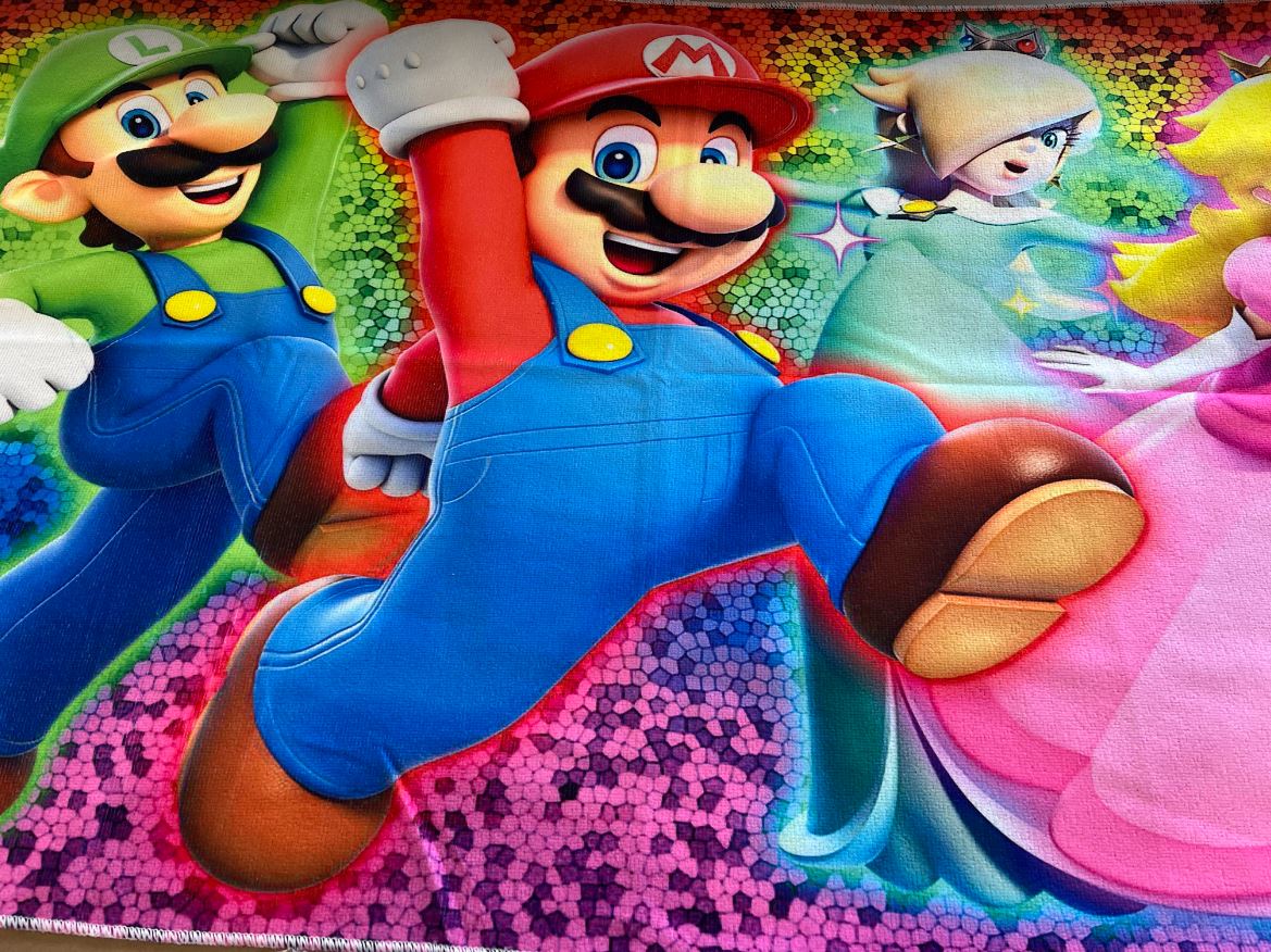 SERVIETTE - MARIO BROSS LUIGI ET PRINCESSE PEACH - SAISONNIER / Été ...