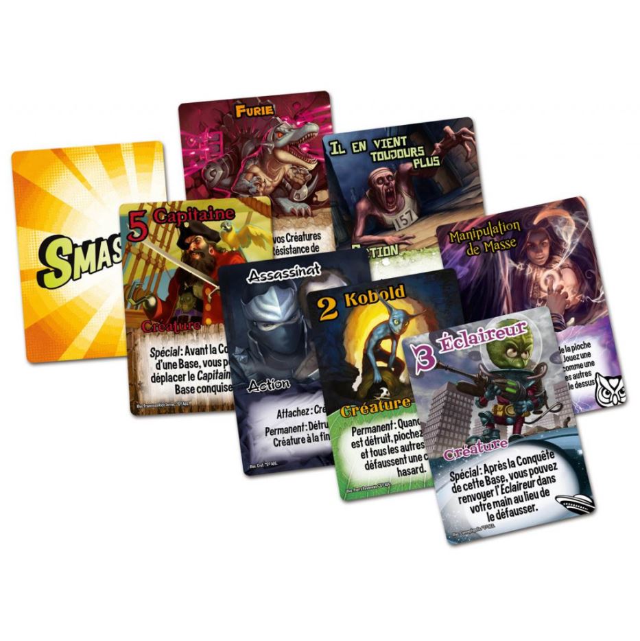 JEU SMASH UP BASE - JEUX DE SOCIÉTÉ / Adultes (passionnés des jeux)