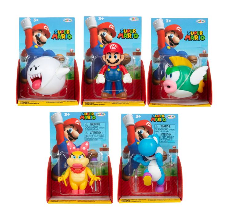 NINTENDO - FIGURINE SUPER MARIO CHECKLAND 2.5" ASST - CAMIONS, ARMES ET ...