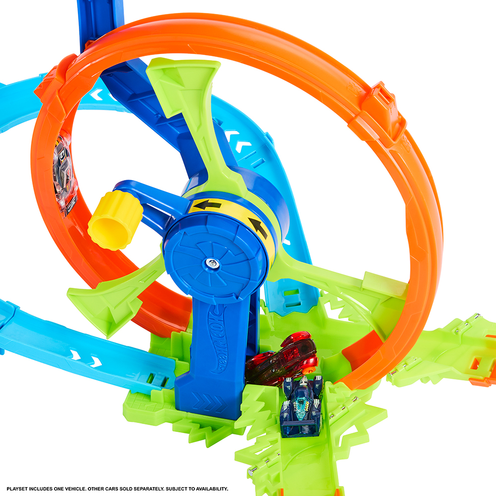 HOT WHEELS ACTION - PISTE DE COURSE LANCEMENT RAPIDE ET BOUCLE ...
