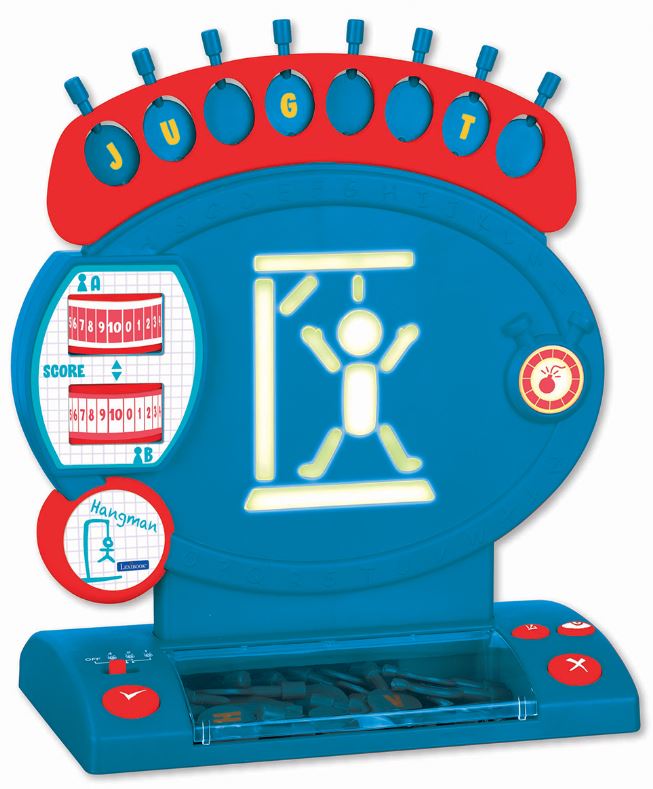 LEXIBOOK - JEU DU PENDU ÉLECTRONIQUE SONS ET LUMIÈRES - VERSION ...
