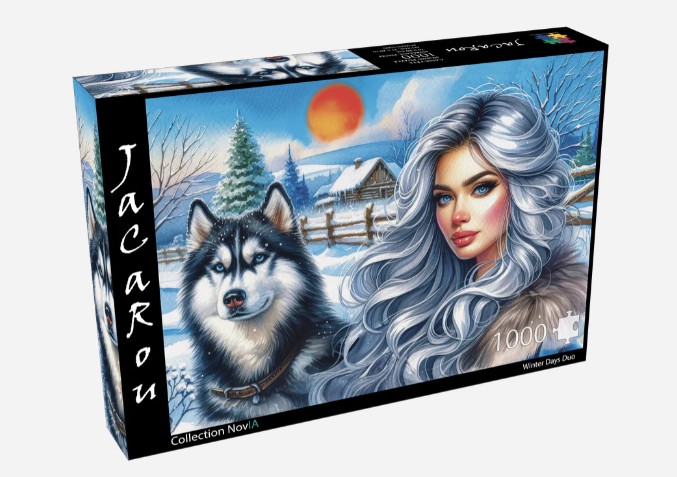JACAROU CASSE-TÊTE 1000 PIÈCES - DUO DES JOURS D'HIVER #JP-WINT1000 ...