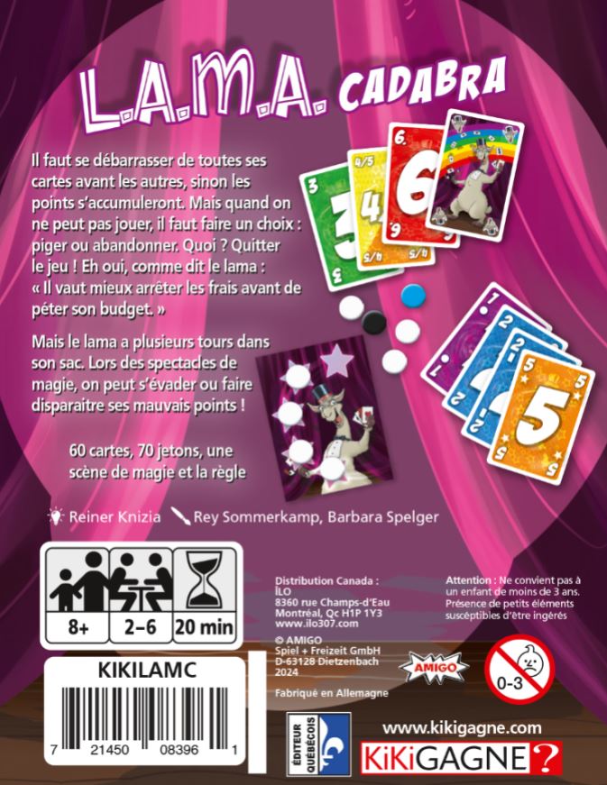 JEU LAMACADABRA (FR) - JEUX DE SOCIÉTÉ / Adultes (général)