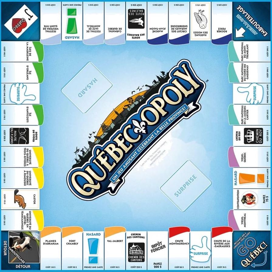 JEU QUÉBEC-OPOLY - JEUX DE SOCIÉTÉ / Adultes (général)