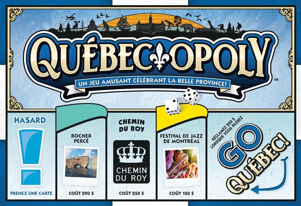 JEU QUÉBEC-OPOLY - JEUX DE SOCIÉTÉ / Adultes (général)