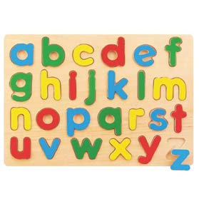 CASSE-TÊTE EN BOIS ÉPAIS - ALPHABET LETTRES MINUSCULES - CASSE-TÊTES ...