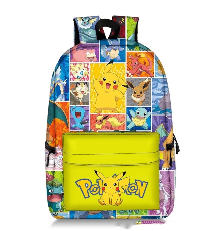 SAC À DOS - POKÉMON AVEC PIKACHU ASSIS - CHAMBRE D'ENFANTS / valise et ...
