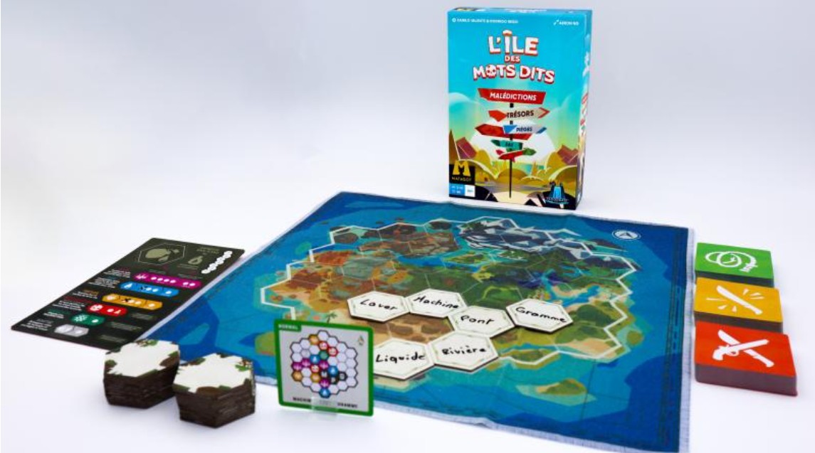 JEU L'ILE DES MOTS DITS (FR) - JEUX DE SOCIÉTÉ / Adultes (général)