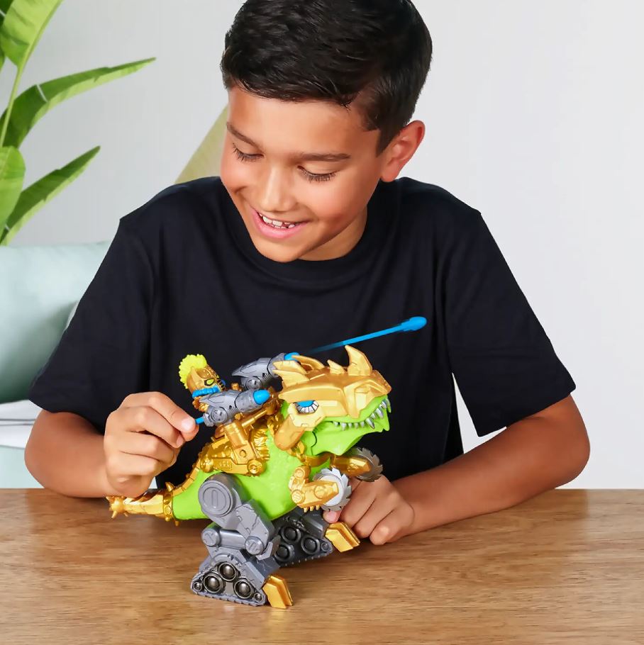 JEU TREASURE X DINO GOLD - S5 BATTLE REX DINO DISSECTION - CAMIONS ...